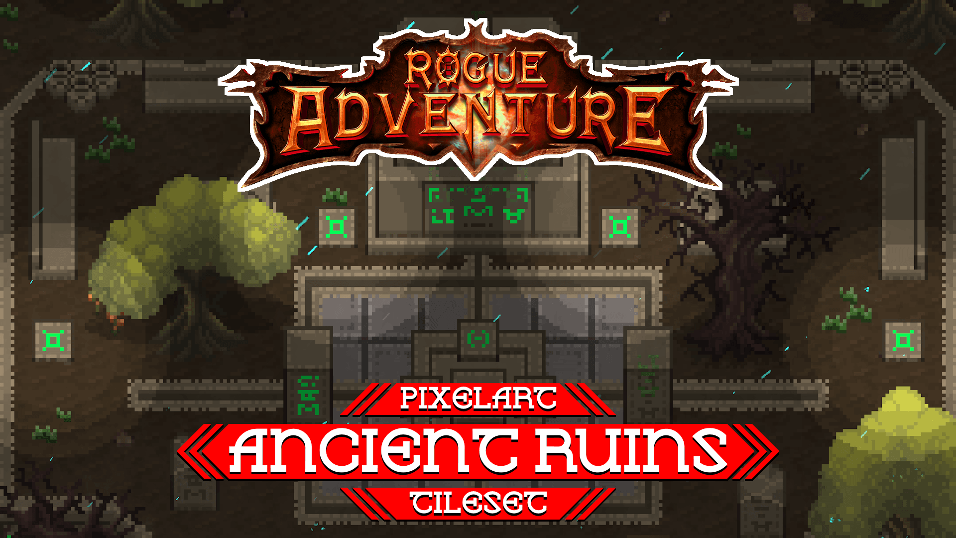 Rogue Adventure Ancient Ruins - a premium asset pack to build games with GDevelop. | GDevelop